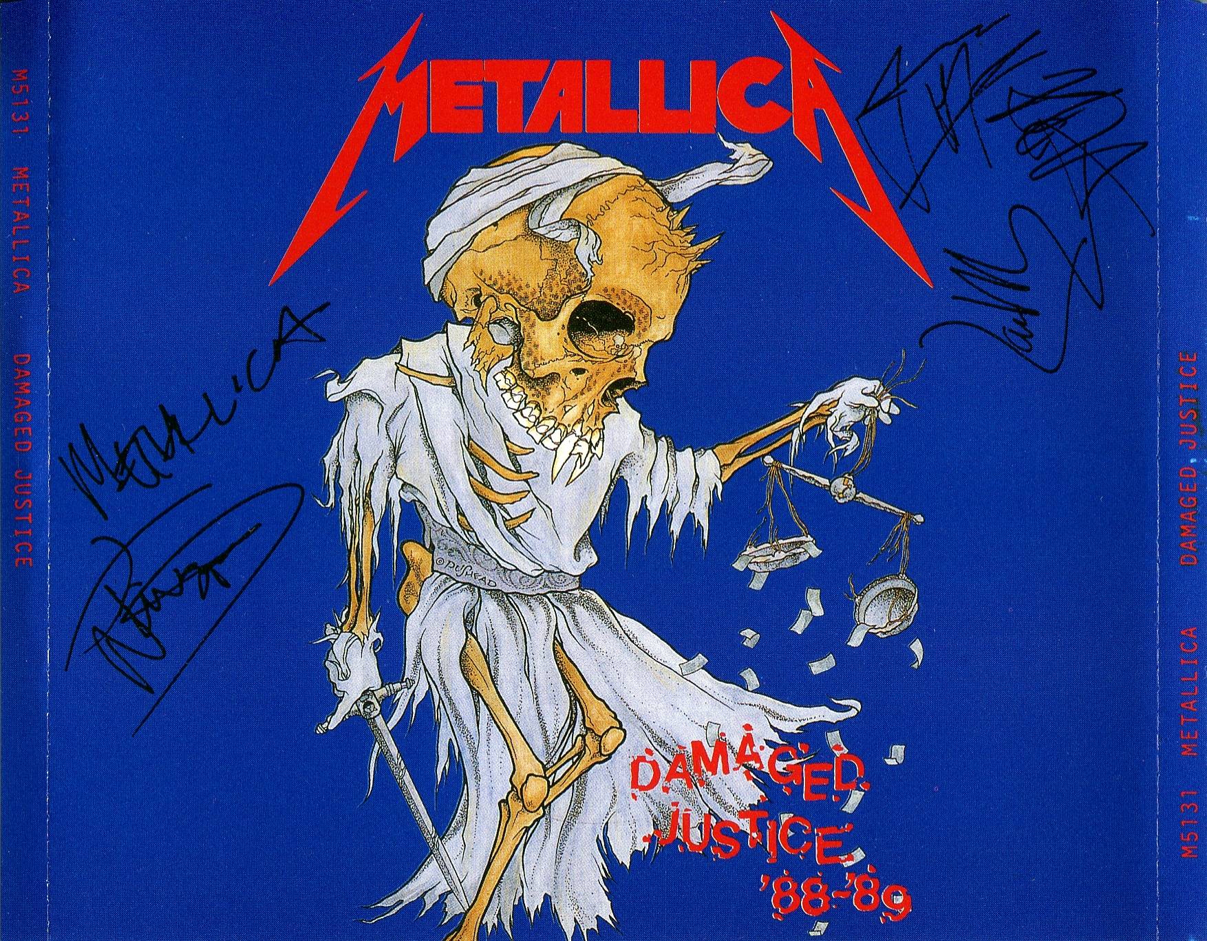 Metallica Damaged Justice 88 89 : Front | CD Covers | Cover Century ...